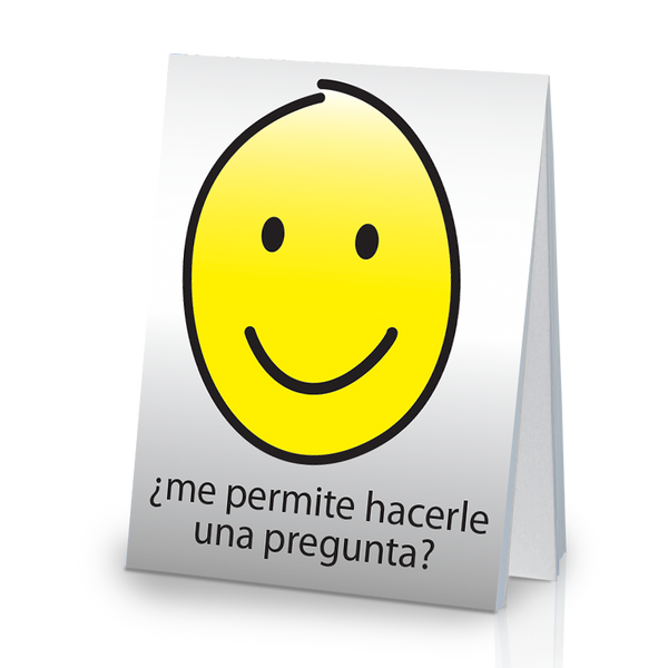 May I Ask You a Question? - Spanish Smiley Face (25 Pack) – EvanTell Store