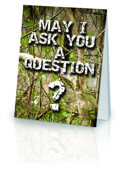 May I Ask You a Question? Hunter - (25 Pack) – EvanTell Store